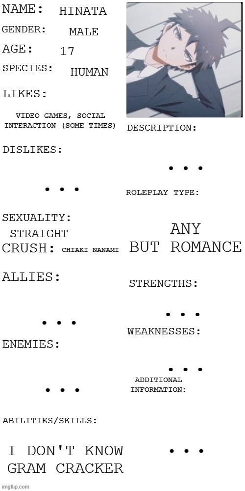 pov you bump into him while he was talking to himself. - Imgflip