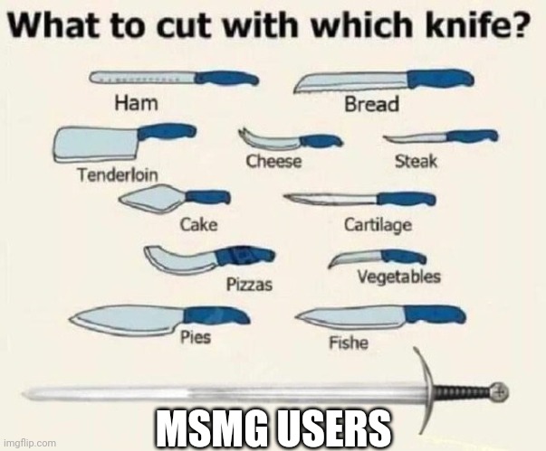 Downvote but pick your knife - Imgflip
