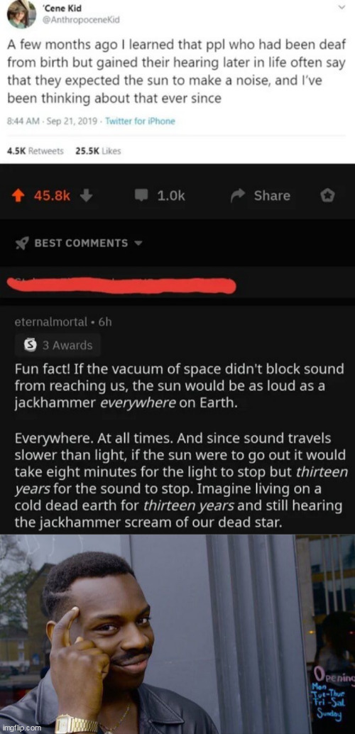 Image tagged in deaf,memes,roll safe think about it - Imgflip