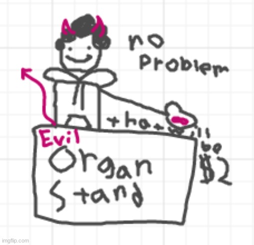 hell naw he eevul now (drawing was edited by Froxzie) - Imgflip