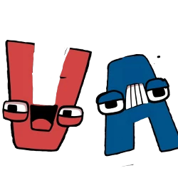 A and V but swapped Blank Template - Imgflip