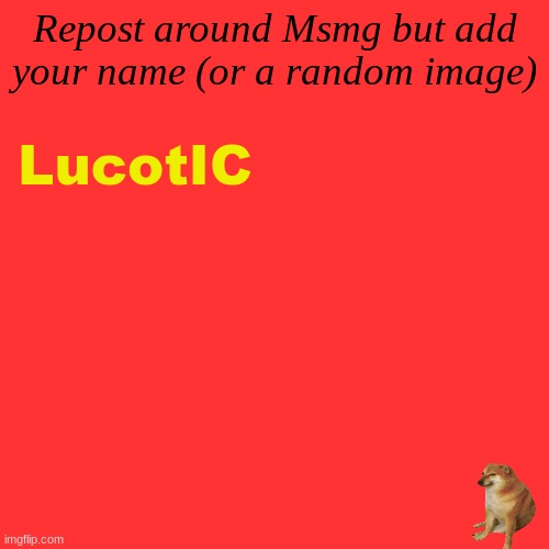 lets start a trend? - Imgflip