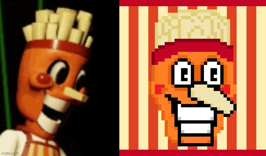 Why he French Frie (Pixel art made by me edition) - Imgflip