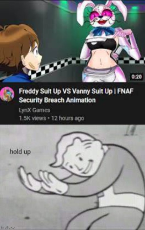 vanny hold up - Imgflip