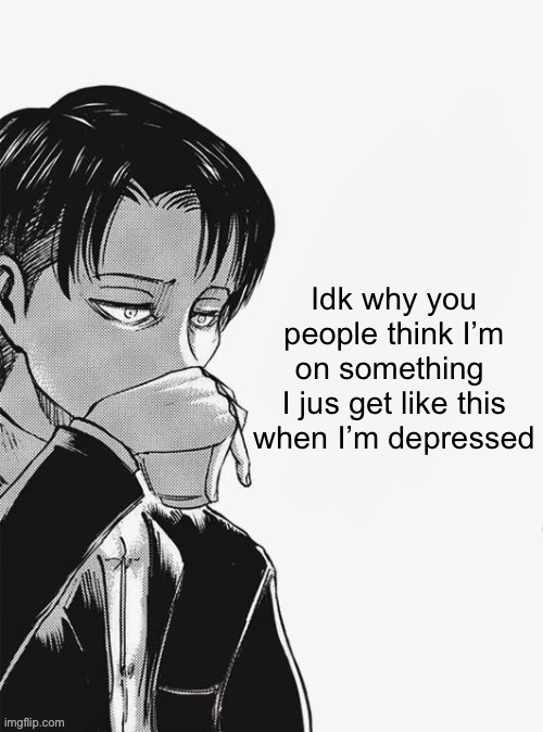 Levi sipping tea - Imgflip