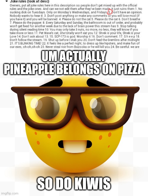 Image tagged in nerd emoji - Imgflip