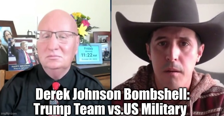 Derek Johnson Bombshell: Trump Team vs. US Military (Video ...