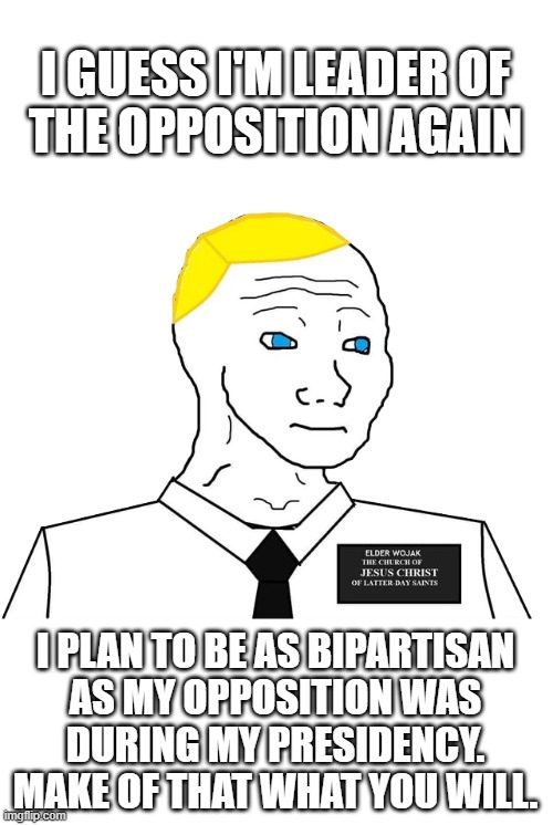 "You reap what you sow". For real though, I'll vote my conscience, and ...