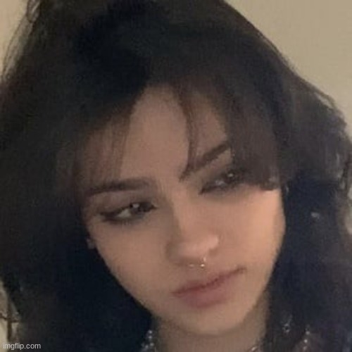 idk if i wanna be her or be with her - Imgflip