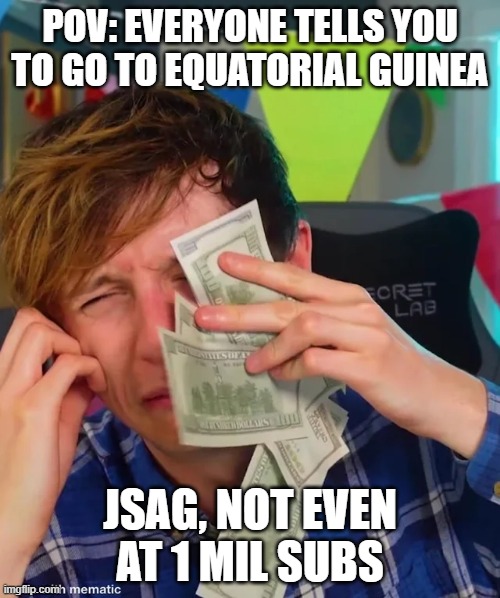 JackSucksAtLife Crying With Money - Imgflip