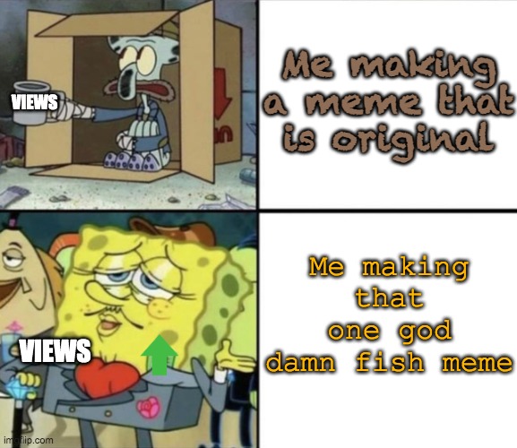 Poor Squidward vs Rich Spongebob - Imgflip
