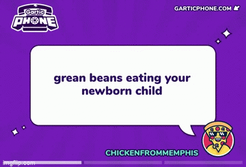 playing gartic phone with two of my close friends. what happened here ...