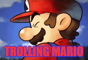 Trolling Mario - Imgflip