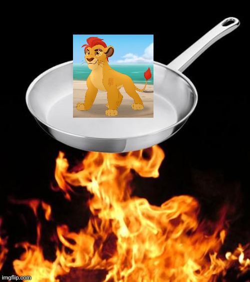 Frying a snowflake lion - Imgflip