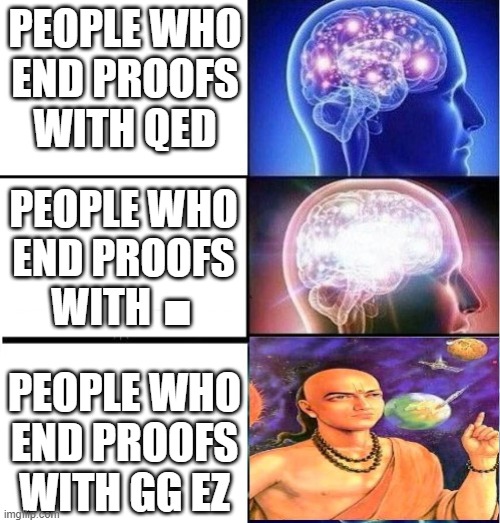 Proofs : r/mathmemes