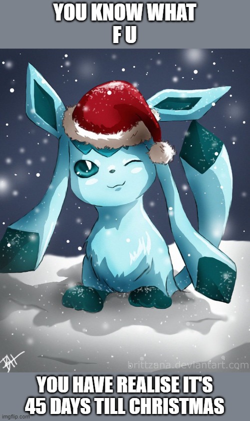 Glaceon xmas - Imgflip