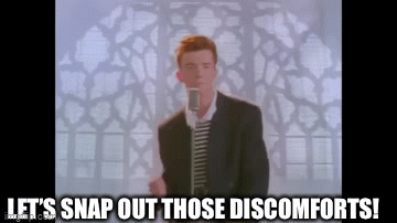 He snaps——— to keep you away from discomforts - Imgflip