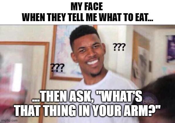 Black guy confused - Imgflip