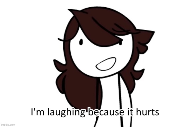 I’m laughing because it hurts - Imgflip