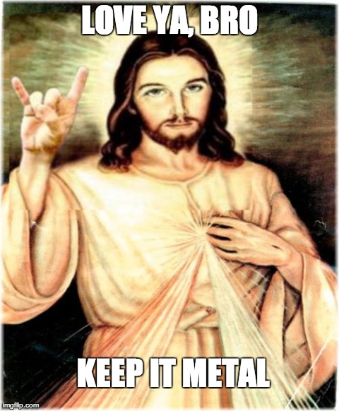 Metal Jesus Meme - Imgflip