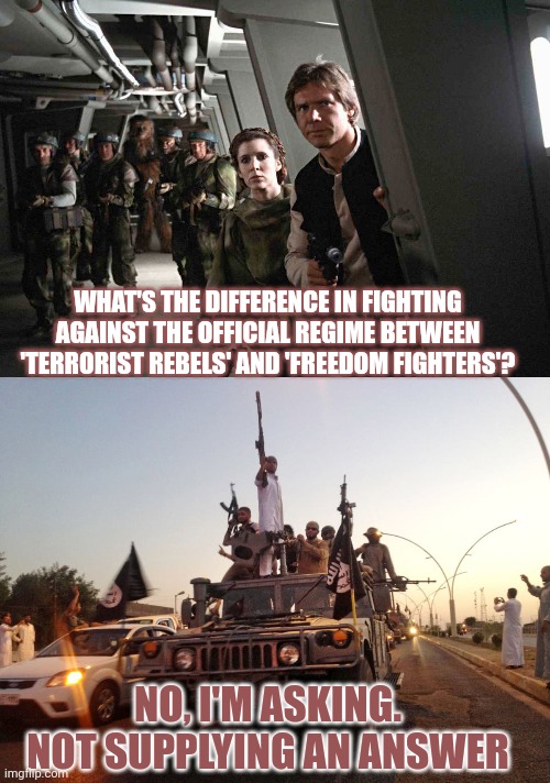 What s The Main Difference Between Terrorist Rebels And Freedom What s The Main Difference Between Terrorist Rebels And Freedom