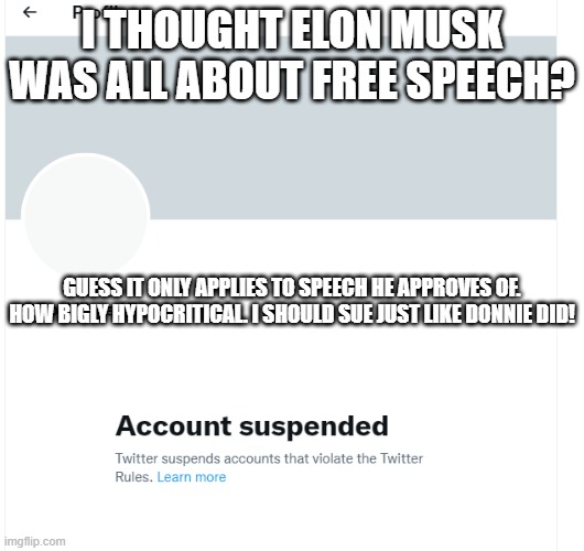 Account Suspended - Imgflip