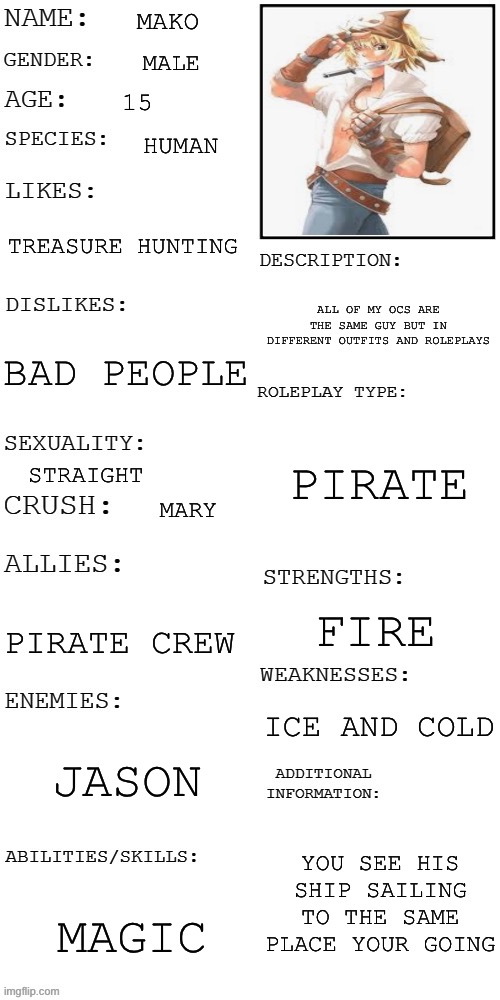 Pirate rp time - Imgflip