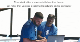 Only like 20% of that stuff is needed for my computer to work, what a ...