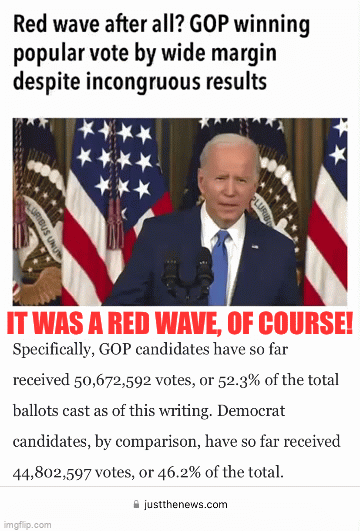 It was a Red wave! - Imgflip
