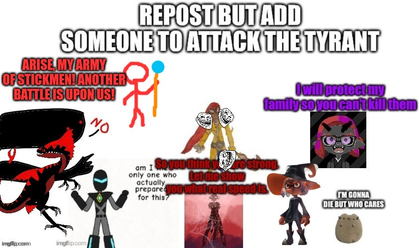 Someone give Larry a chance by giving him the Trollface gun, please ...