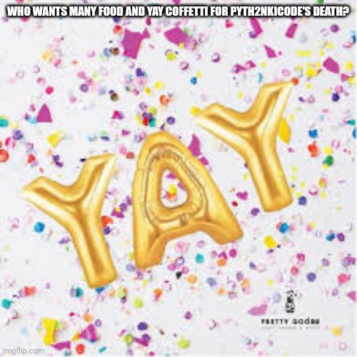 YAY with confetti - Imgflip
