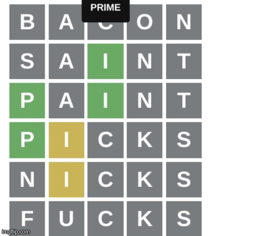 you had one job wordle one job - Imgflip