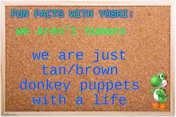 Fun Facts With Yoshi - Imgflip