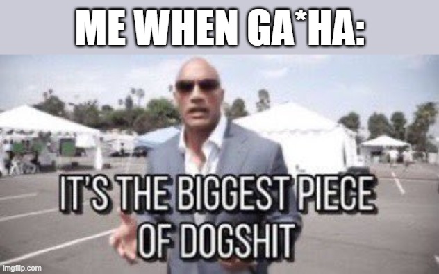 it's the biggest piece of dogshit - Imgflip