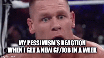 Pessimism on the ropes - Imgflip