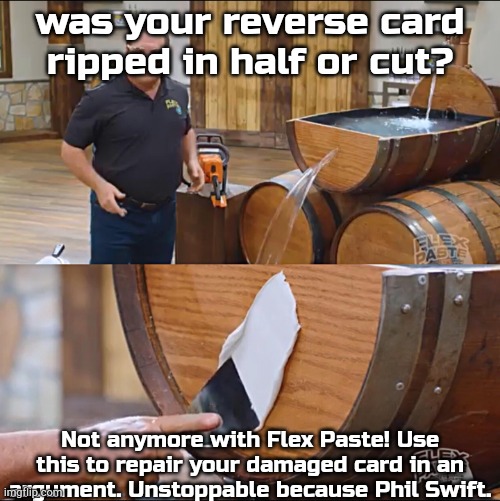 we've all heard of card breakers, but I made the first card fixer ...