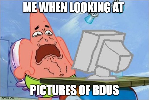 Patrick Star cringing - Imgflip