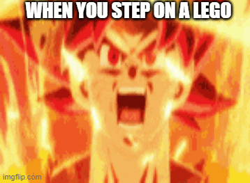 when you step on a lego - Imgflip