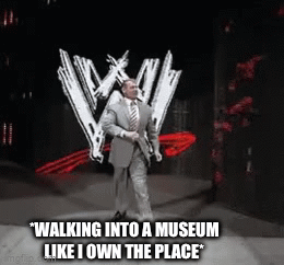 Walking Into A Museum - Imgflip