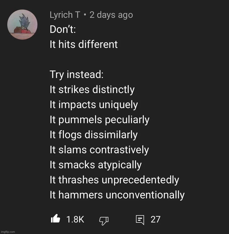 Hits Different Imgflip