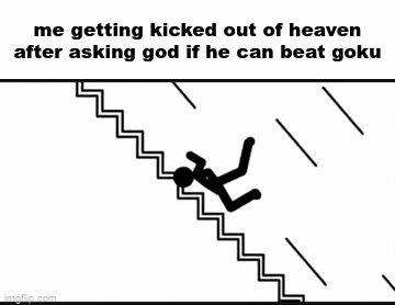 Falling down the stairs - Imgflip