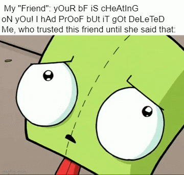 Sad GIR - Imgflip