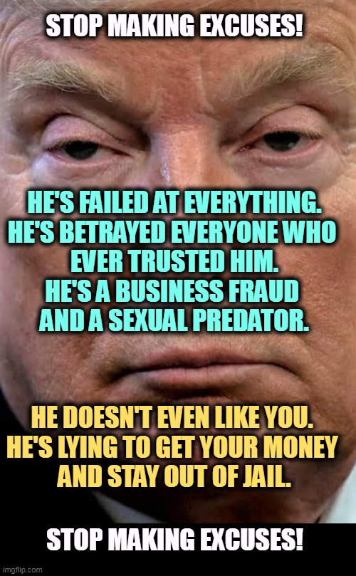 This con man thinks you're a mark, and that's all. - Imgflip