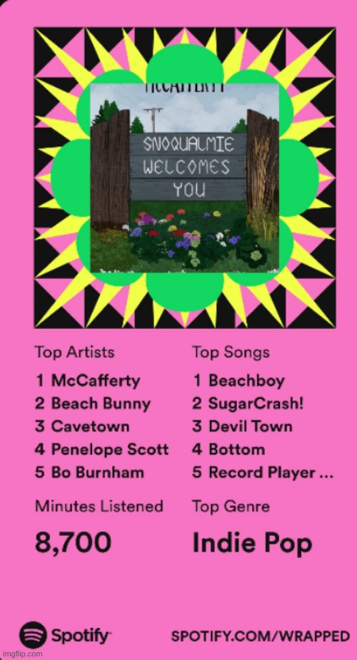 spotify wrapped either exposed me or confirmed the things i was suspicious of - Imgflip