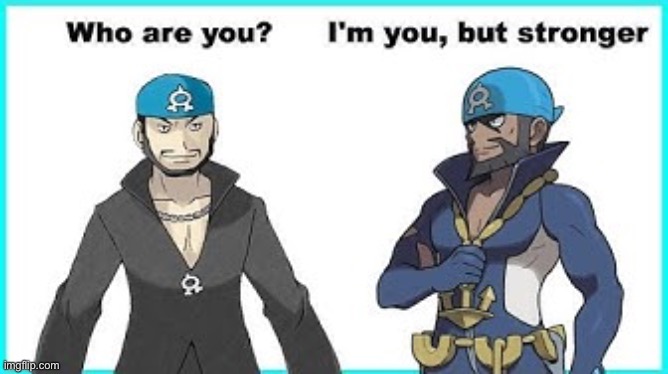 (Left is OG Archie from pokemon, right one is the redesign) - Imgflip