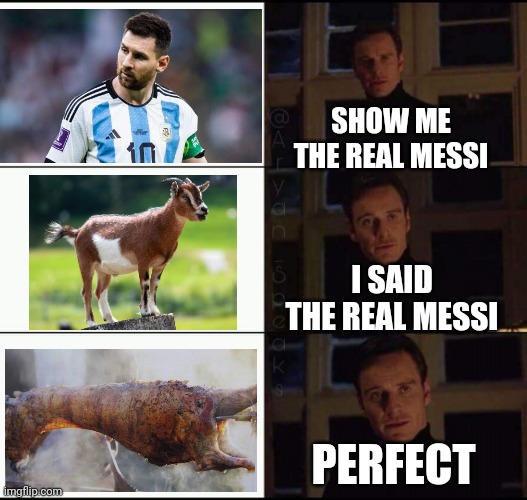 The real messi - Imgflip