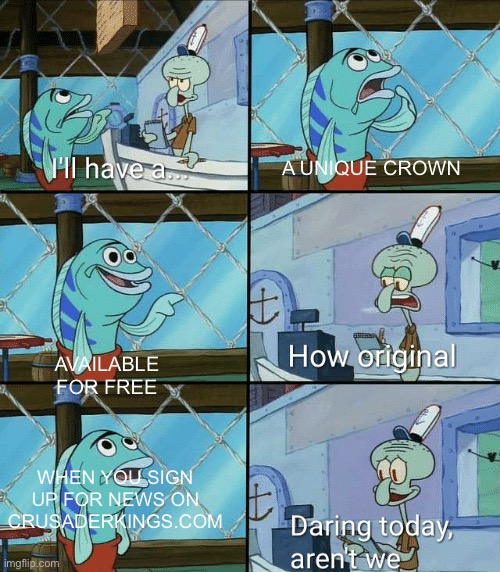 Squidward Order Meme - Imgflip