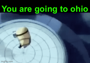 Minion flying away - Imgflip