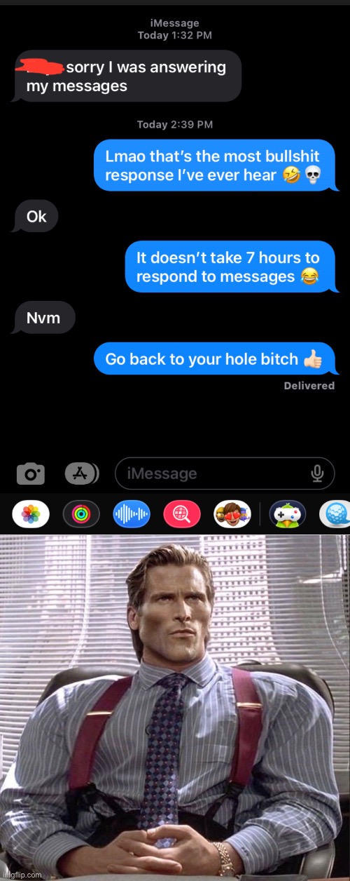 Some toxic girl I used to know texted me and I responded at 7am, she ...