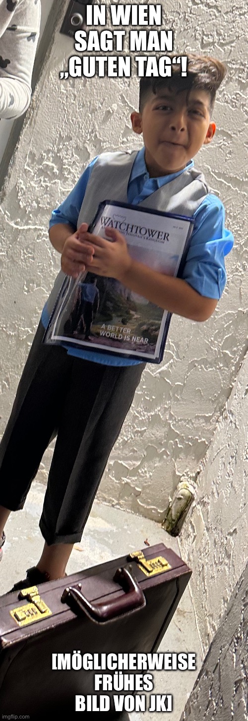 Image tagged in jehova witness costume - Imgflip